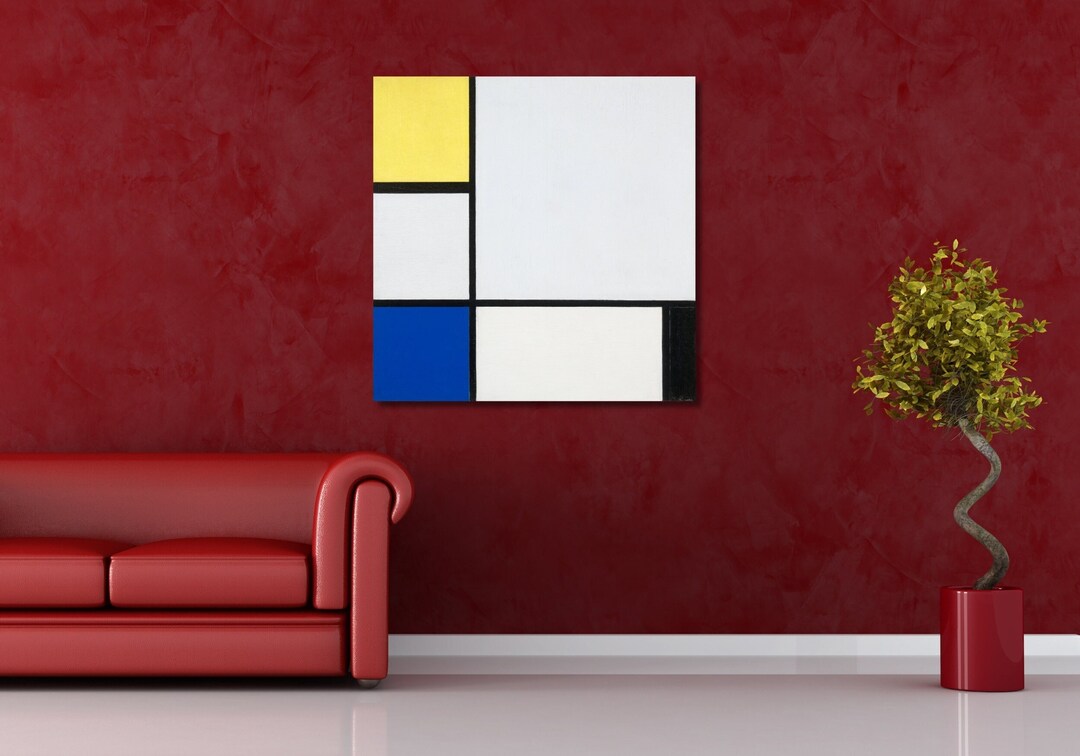 Piet Mondrian Place De La Concorde Oil Painting Prints, Neoplasticism ...