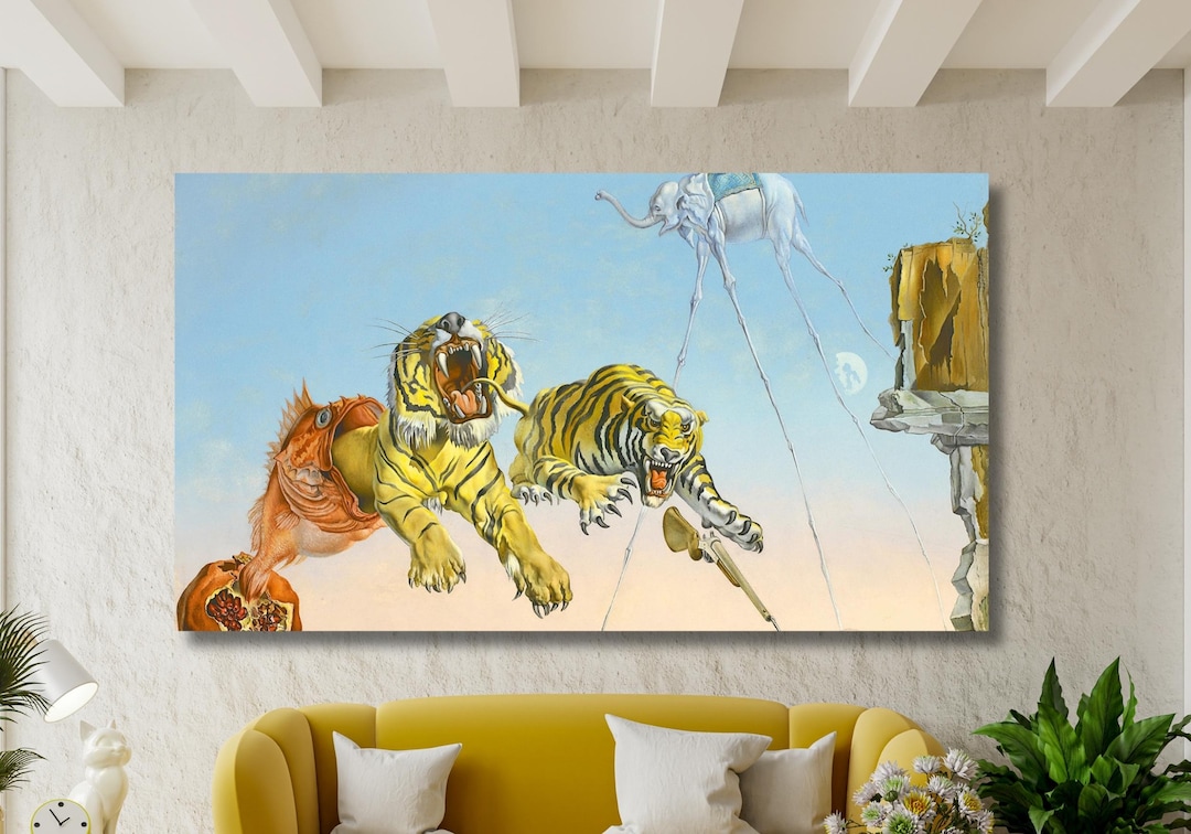 Salvador Dali Dream Caused by the Flight of a Bee Around a Pomegranate ...