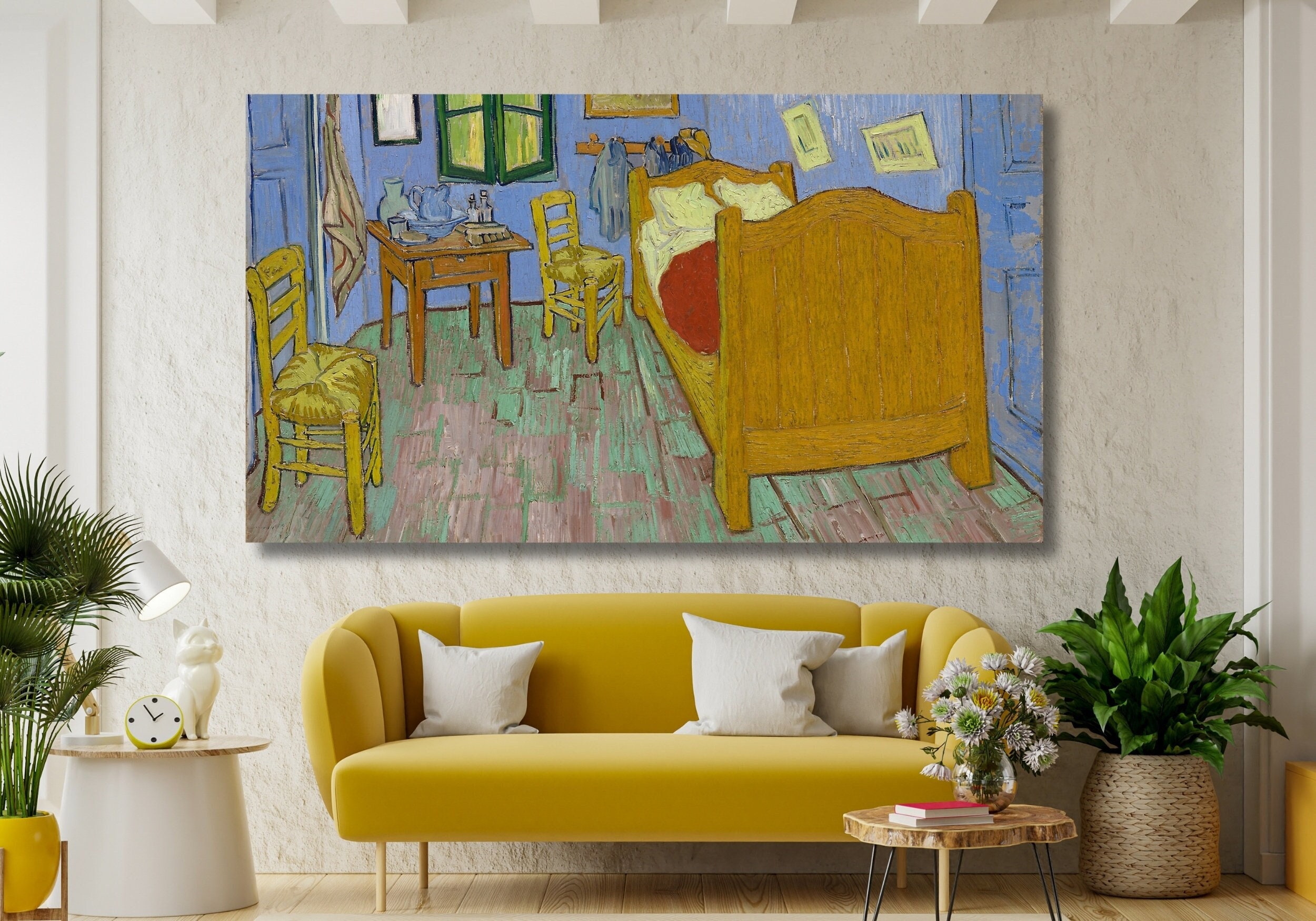 Vincent Van Gogh the Bedroom Oil Painting, Vincent Van Gogh Artwork ...