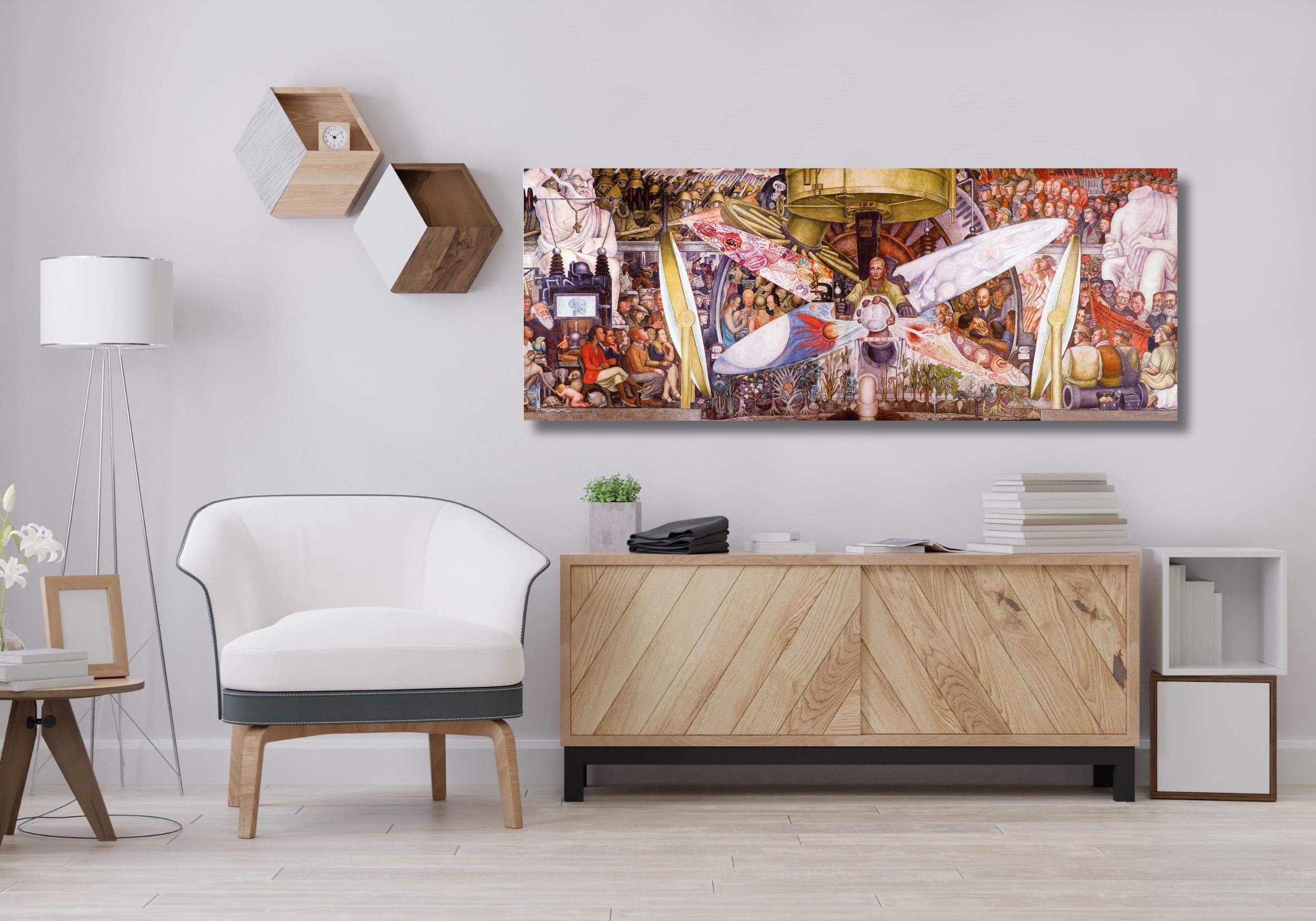 Diego Rivera Man Controller of the Universe or Man in the Time Machine ...