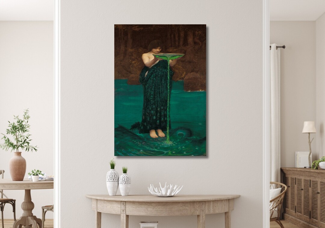 Circe Invidiosa by John William Waterhouse Canvas Painting, John ...