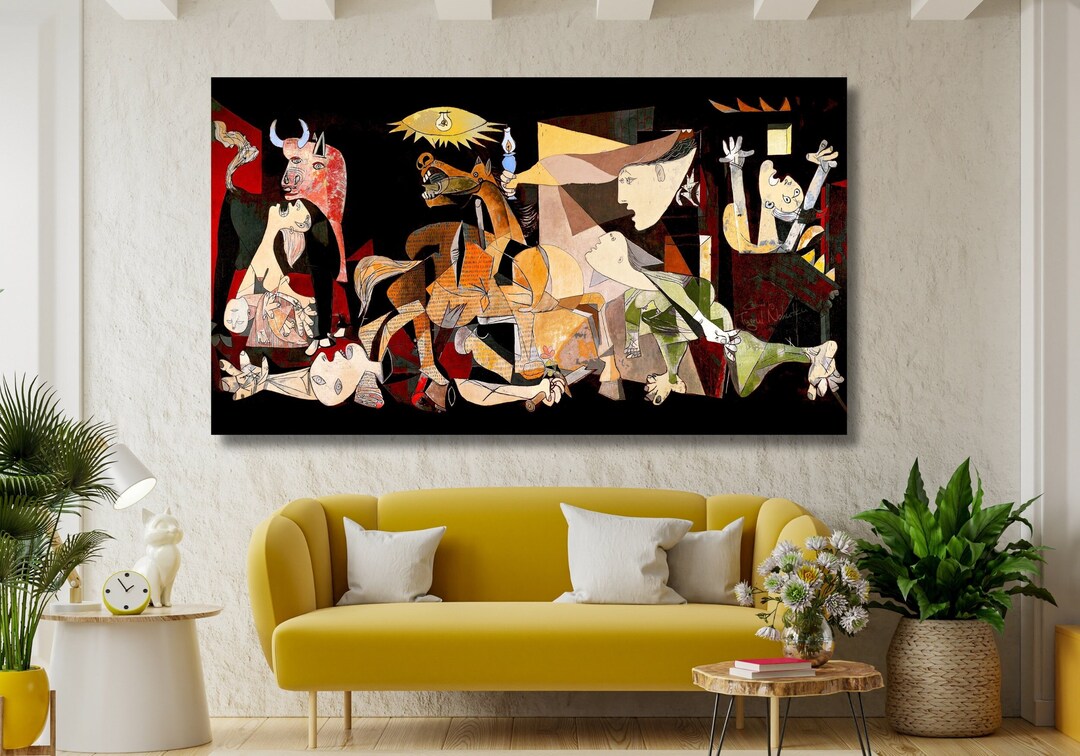 Pablo Picasso Guernica Painting Poster Wall Art, Pablo Picasso Print ...