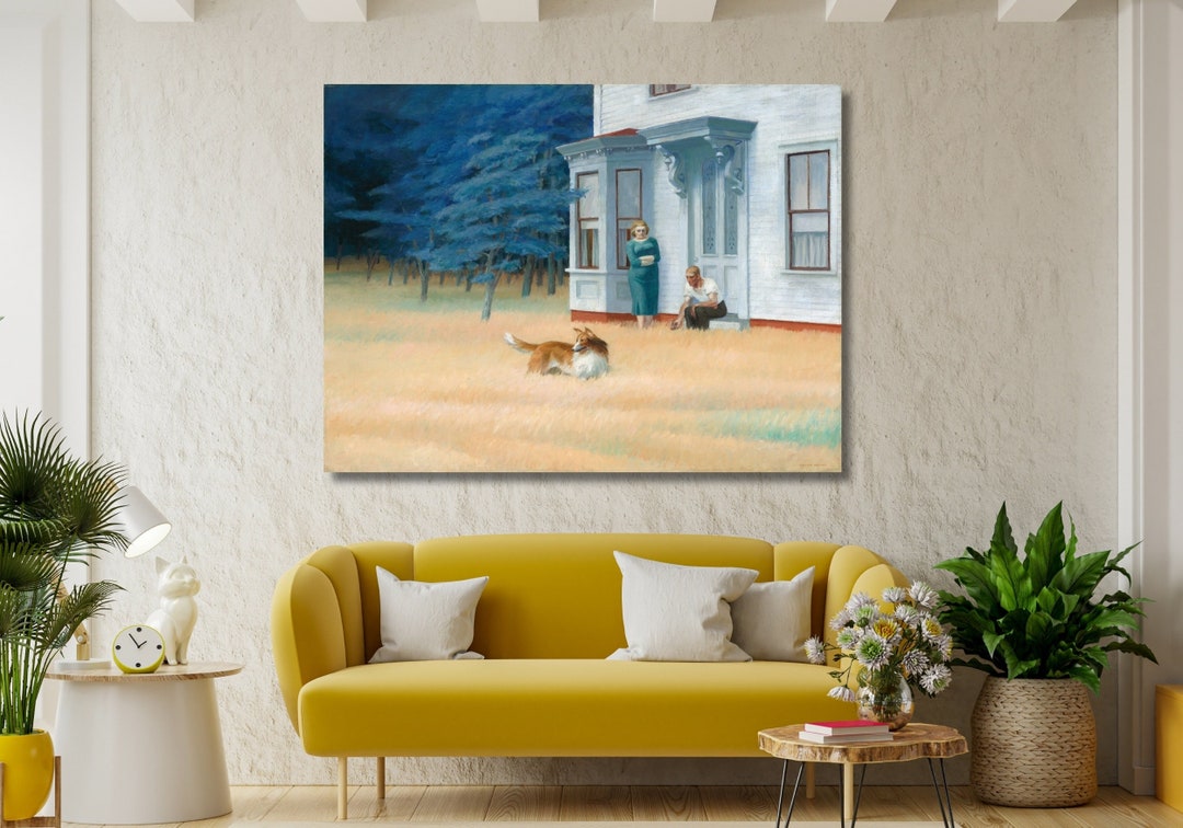 Edward Hopper Cape Cod Evening 1939 Painting, Edward Hopper Artwork ...