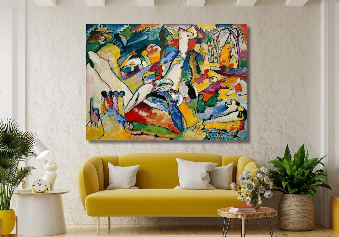 Wassily Kandinsky Study to "composition Ii" Oil Painting, Wassily ...