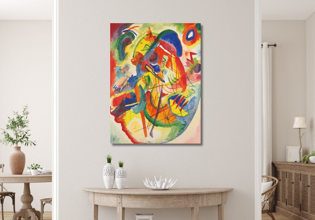 Wassily Kandinsky Improvisation Sea Battle Painting, Wassily Kandinsky ...