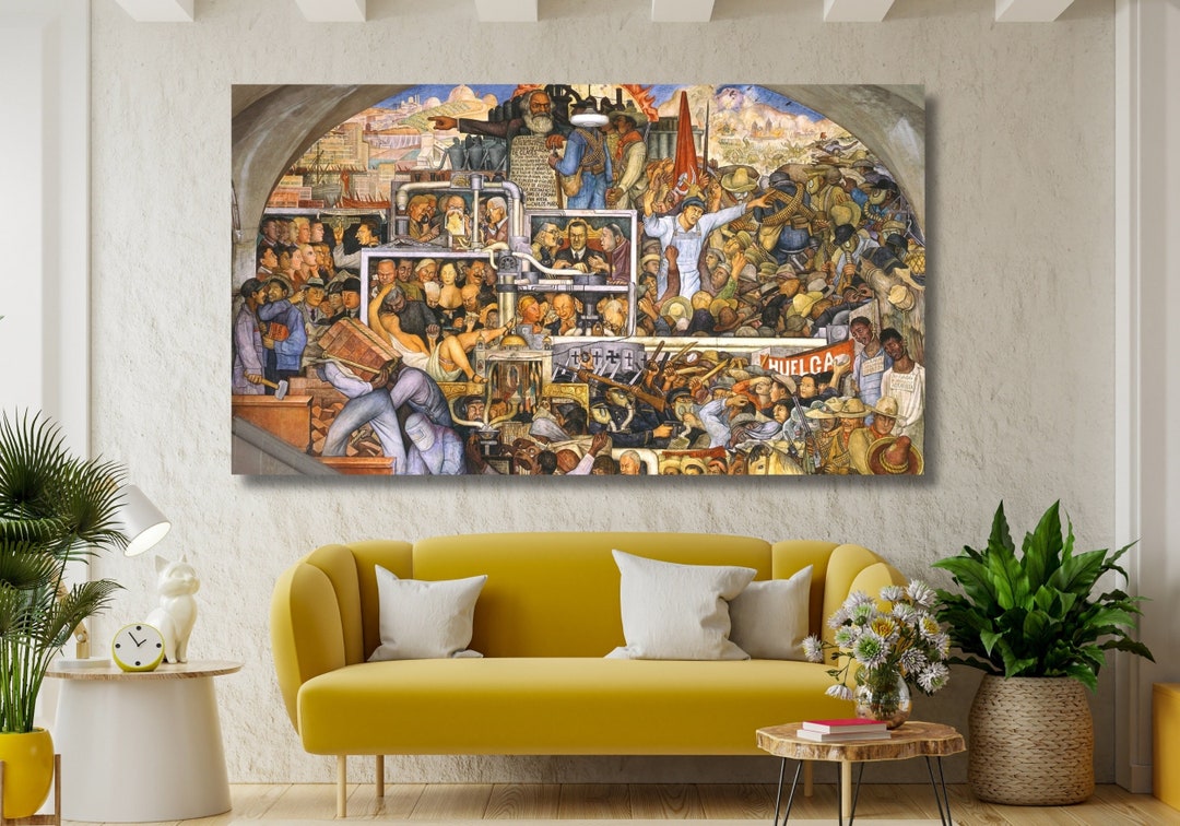Diego Rivera Diego Rivera History of Mexico Painting Canvas, Diego ...