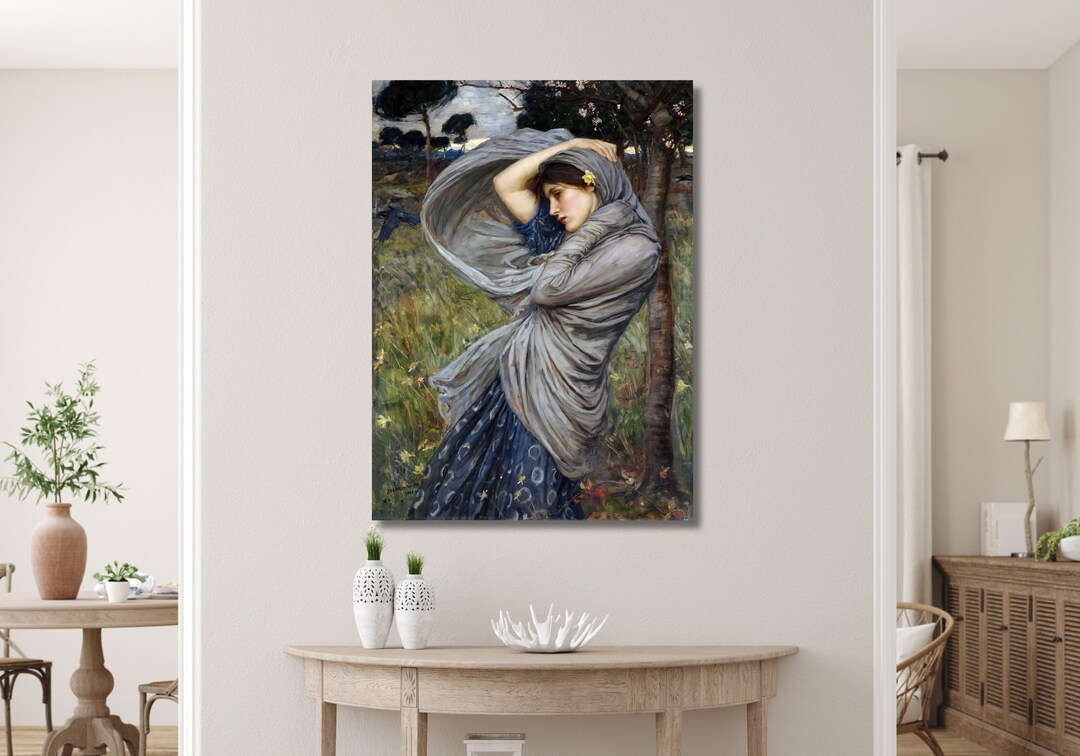 John William Waterhouse Boreas 1903 Oil Painting Prints, John William ...