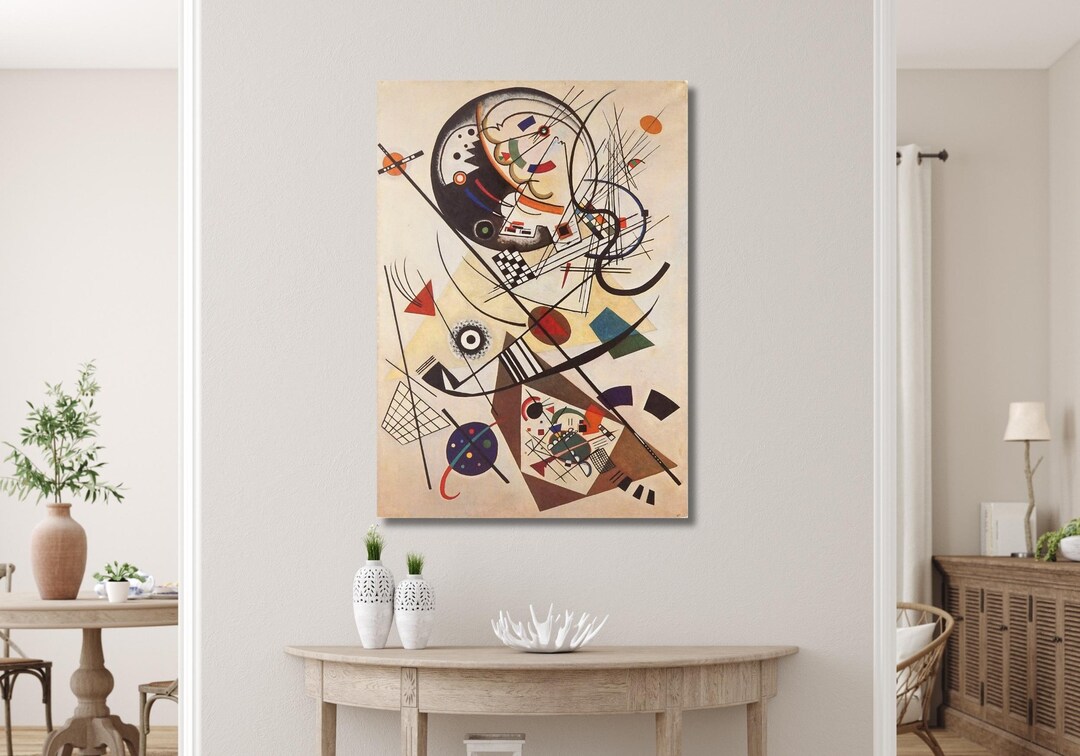 Wassily Kandinsky Transverse Line 1923 Oil Painting Prints, Wassily ...