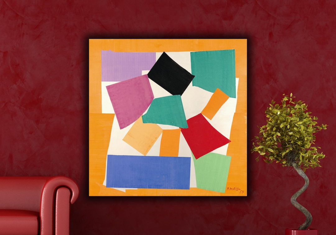 Henri Matisse the Snail Paintings Print, the Joy of Life by Henri ...