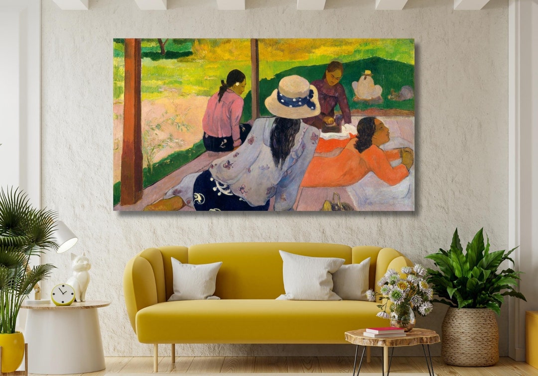 The Siesta by Paul Gauguin Oil Painting Wall Art Decor, Paul Gauguin ...