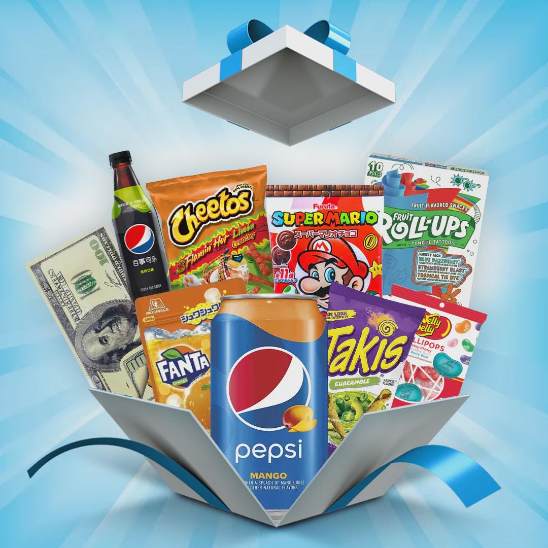 Snackoholic Exotic Snack Box | Mystery Snack Box | Global Snacks ...