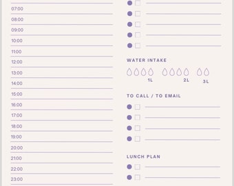 Printable 7 Day Daily Personal Motivational Planner - Etsy