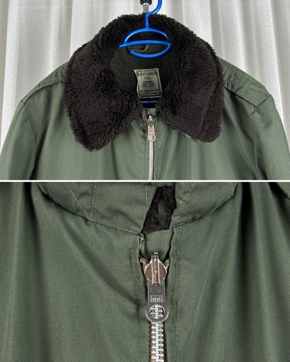 1973 Belgian Military Bomber Jacket Pilot Style Cold-… - Gem