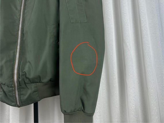 1973 Belgian Military Bomber Jacket Pilot Style Cold-… - Gem