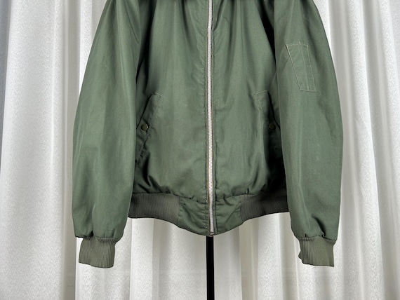 1973 Belgian Military Bomber Jacket Pilot Style Cold-… - Gem