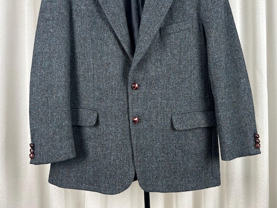 Harris Tweed Wool Blazer for Hector Russell Kiltmaker… - Gem