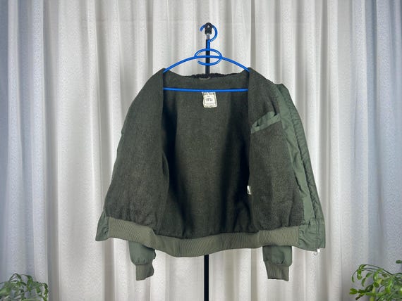 1973 Belgian Military Bomber Jacket Pilot Style Cold-… - Gem