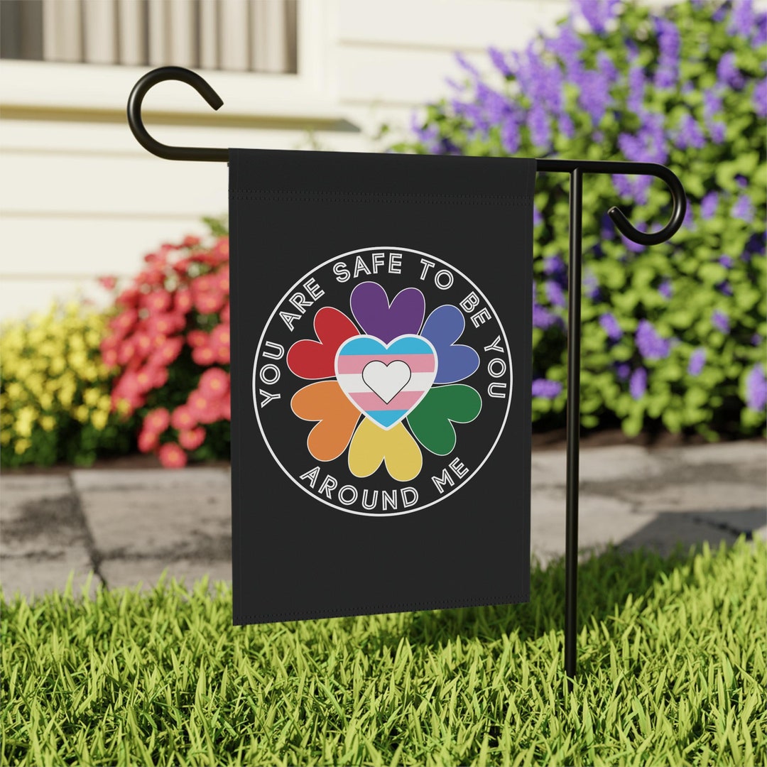 12x18 LGBTQIA+ Support Banner, Inclusivity House Flag, Safe Space LGBT ...