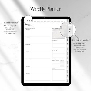 Digital Planner-grunge Distressed Emo Gray Undated Calendar 478 Pages ...