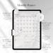 Digital Planner-grunge Distressed Emo Gray Undated Calendar 478 Pages ...