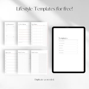 2025 Pink Digital Planner-minimalist Dated Calendar, Goodnotes ...