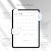 Digital Planner Undated-blue Butterfly Calendar, Daily Weekly Monthly ...