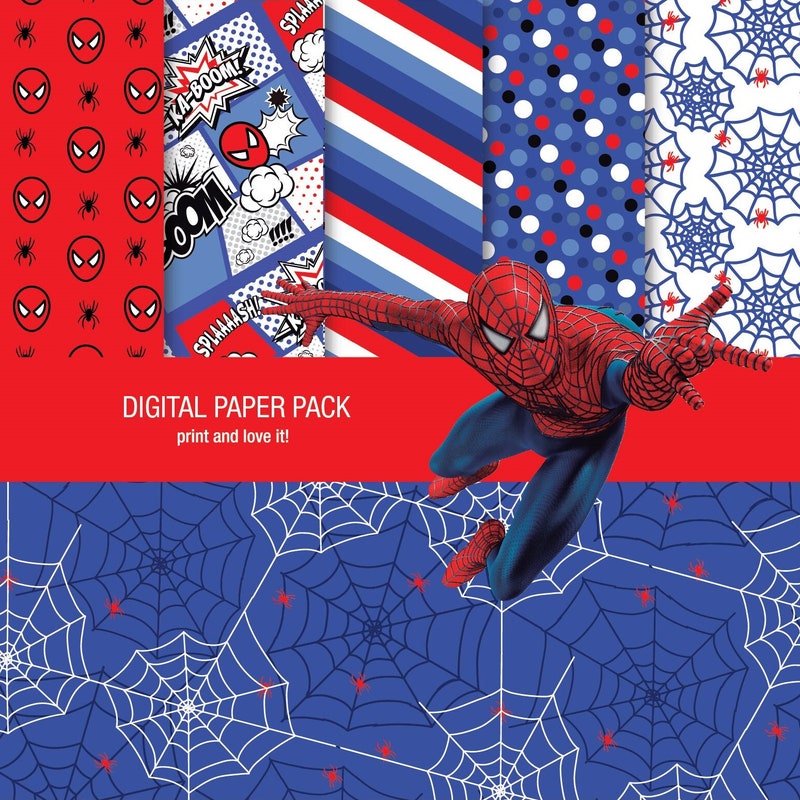 Spiderman Pattern Templates - Etsy
