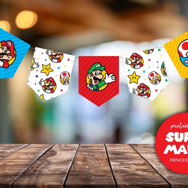 Mario Kart Banner - Etsy