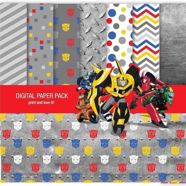 Transformers Scrapbook Scrapbooking - Etsy