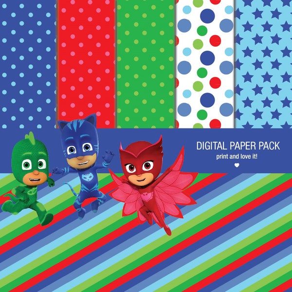 Pj Masks Mask - Etsy