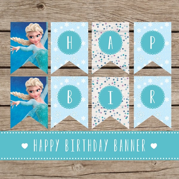 Frozen Banner - Etsy