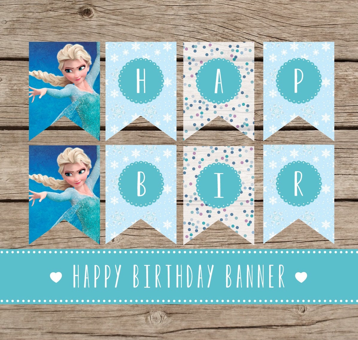 Birthday Banner Printable Frozen