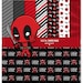 Deadpool Pack De Papel Digital Y Clip Art Imprimible. 12x12 Hojas ...