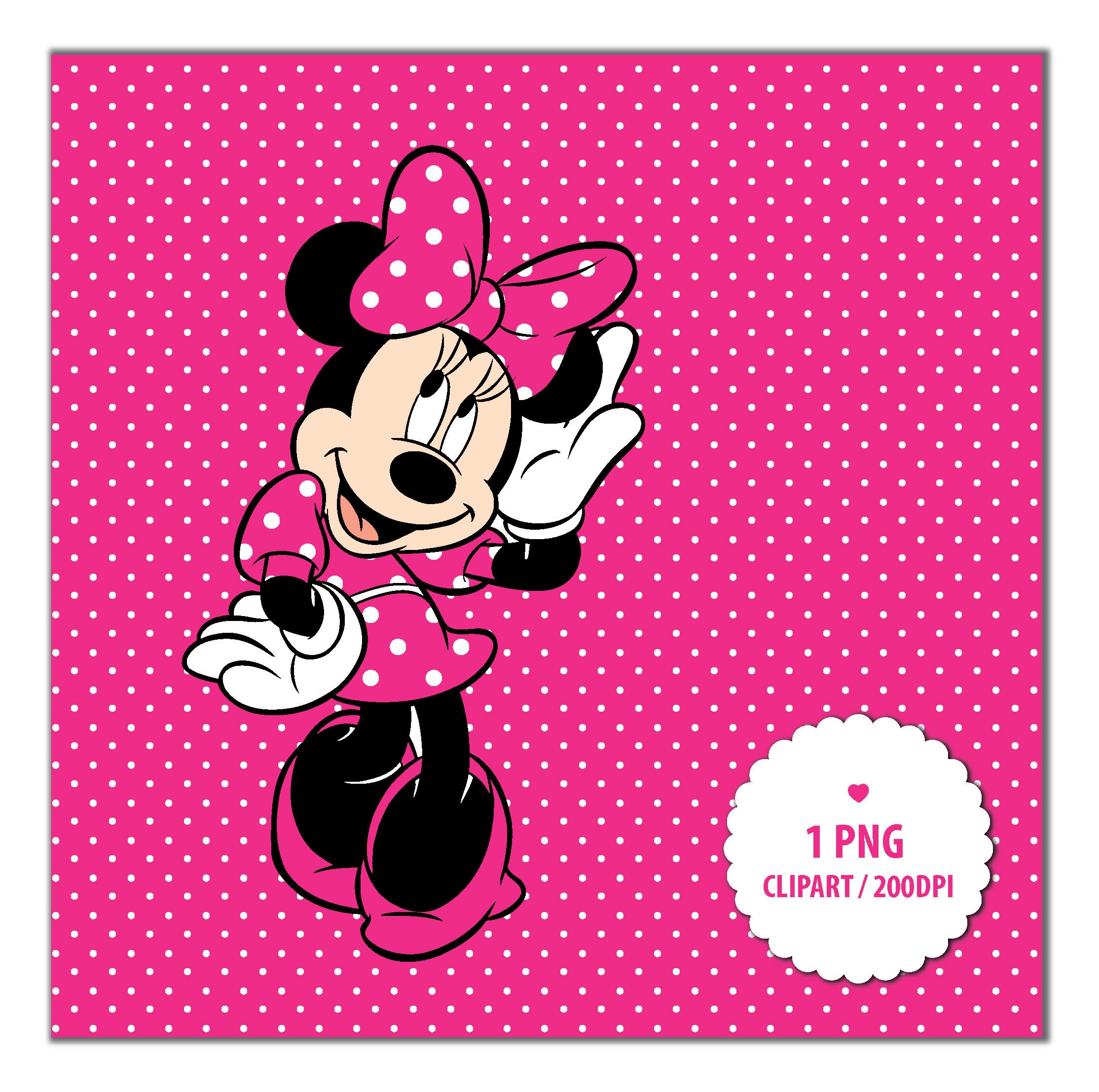 Pack Papeles Digitales Minnie Mouse. Imprimible. 12x12 Hojas 300dpi ...