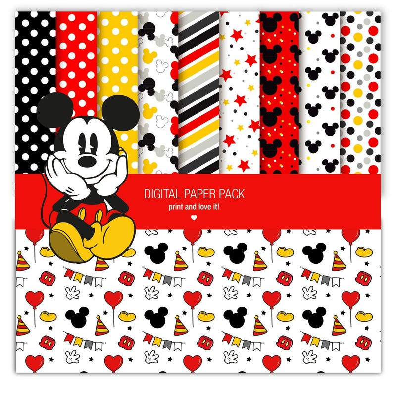 Mickey Mouse Digital - Etsy
