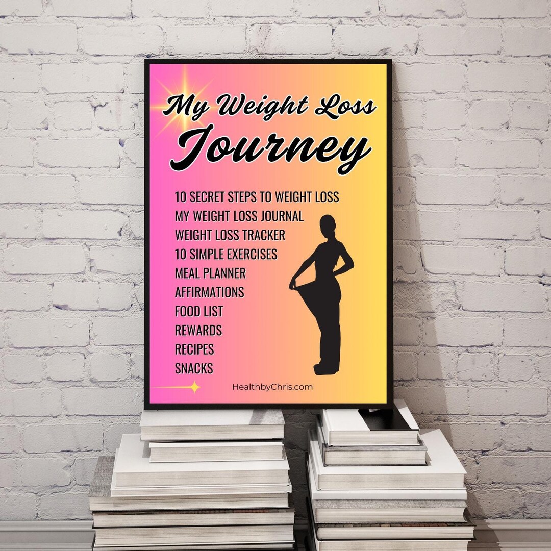 Weight Loss Journey Printable Secret Steps Weight Loss Simple Meal Plan ...