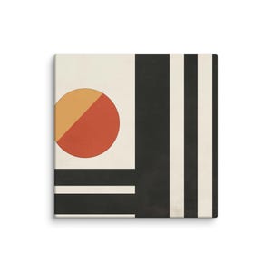 Minimalist Sun Print Modern Black Art Black Sun Design Minimal Sun ...