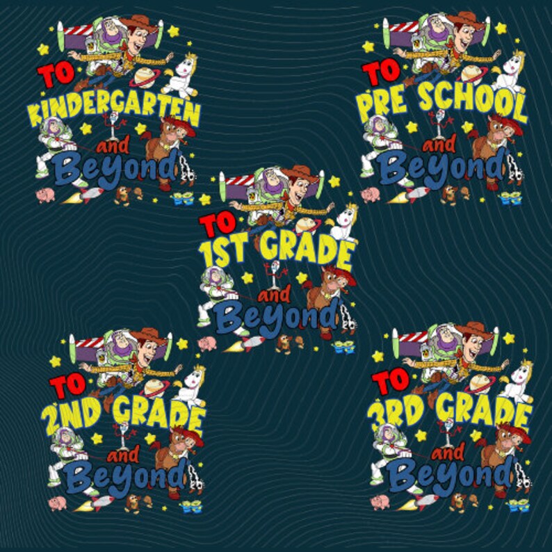 Toy Story Back to School Bundle PNG, Toy Magic Back to School ...
