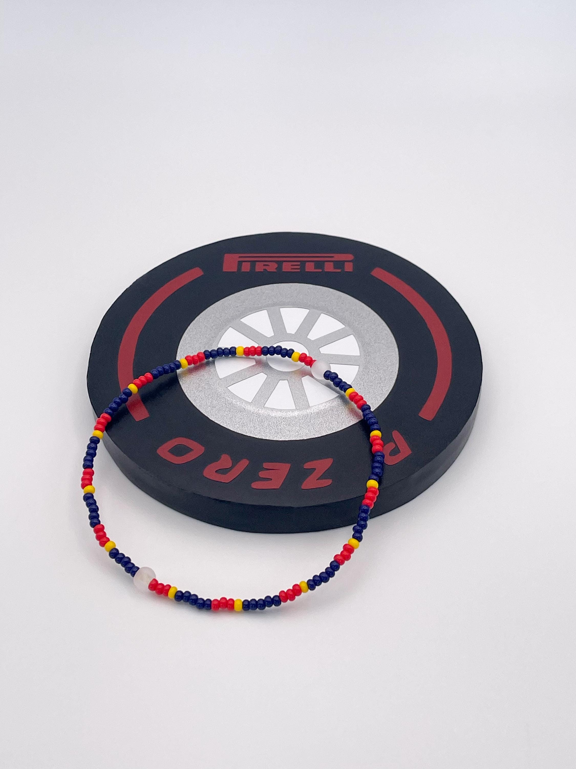 Red Bull Racing Seed Bead Bracelets | Handmade F1 Jewelry, Boho ...