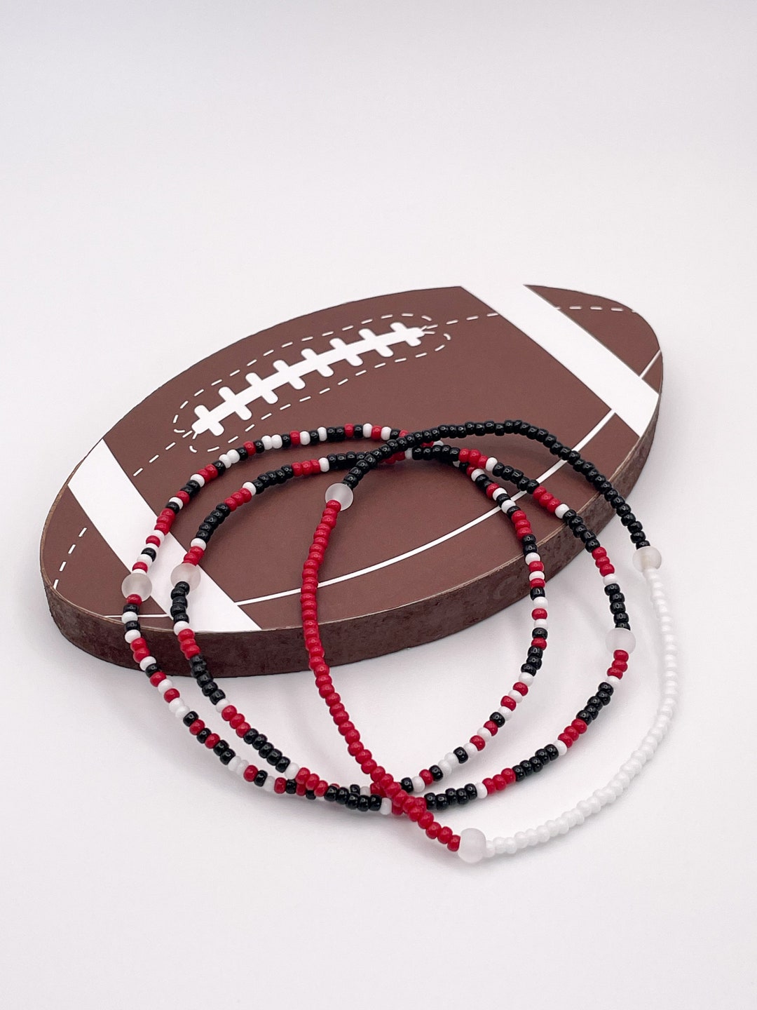 Atlanta Falcons Seed Bead Bracelets | Handmade NFL Jewelry, Boho ...