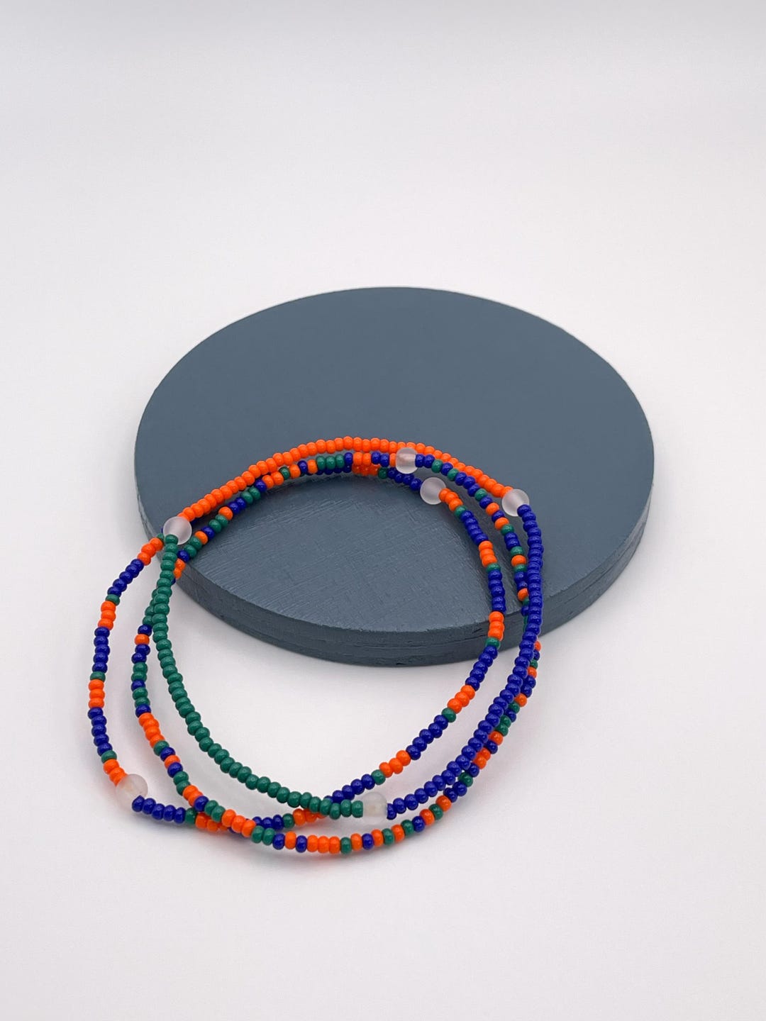 University of Florida Gators Seed Bead Bracelets | Handmade College ...