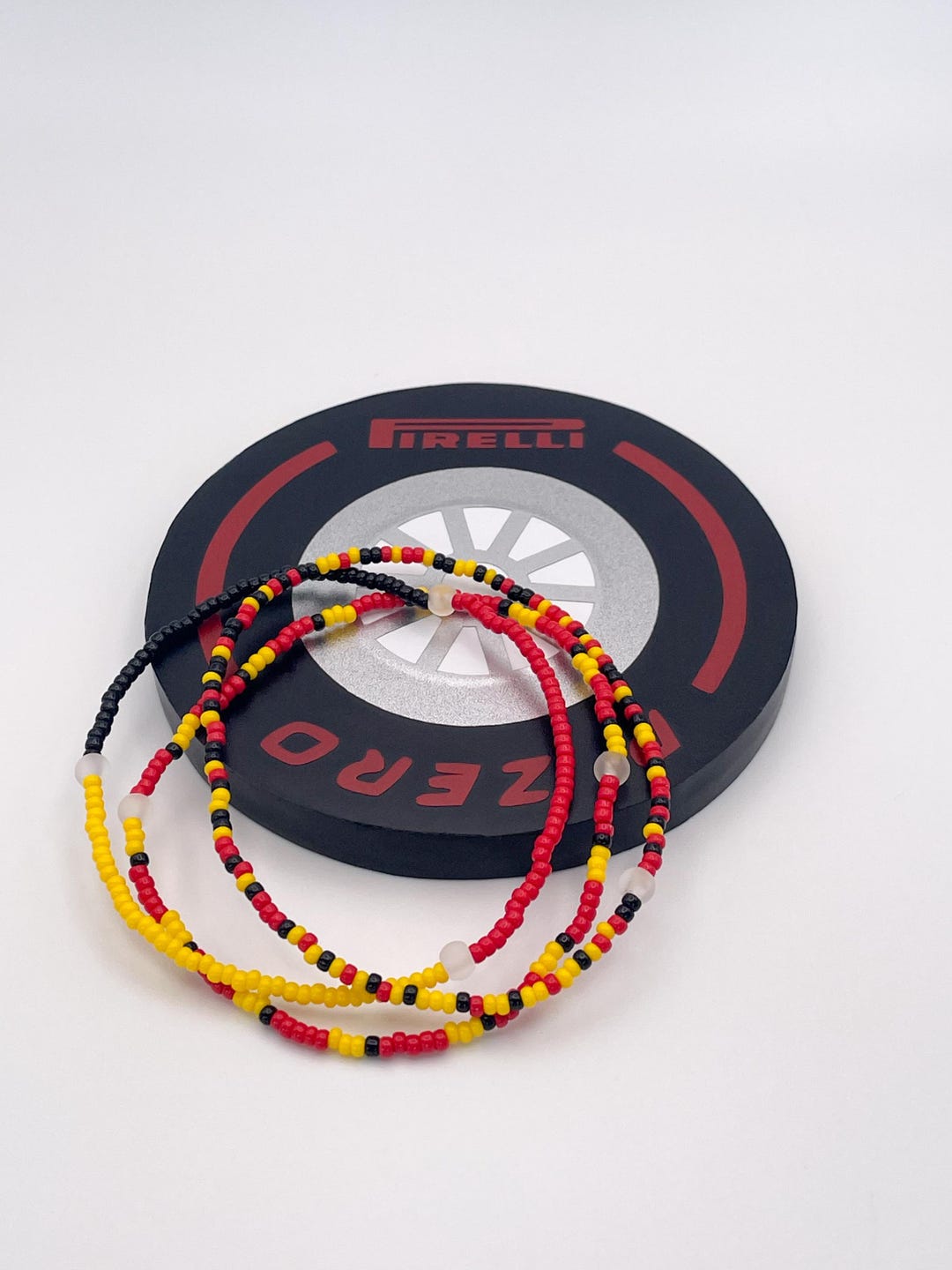 Ferrari Seed Bead Bracelets | Handmade F1 Jewelry, Boho Stacking ...
