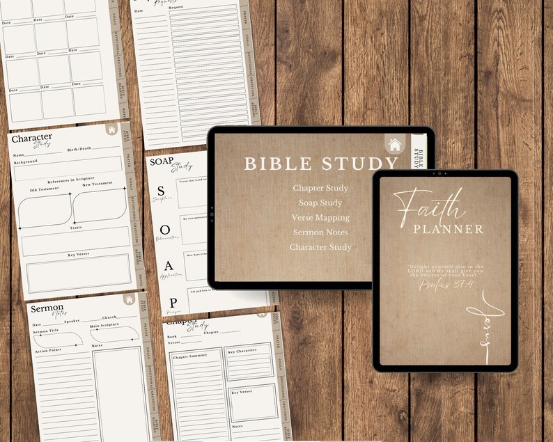 Prayer Journal Printable Bible Study Guide Faith Based Planner Prayer ...