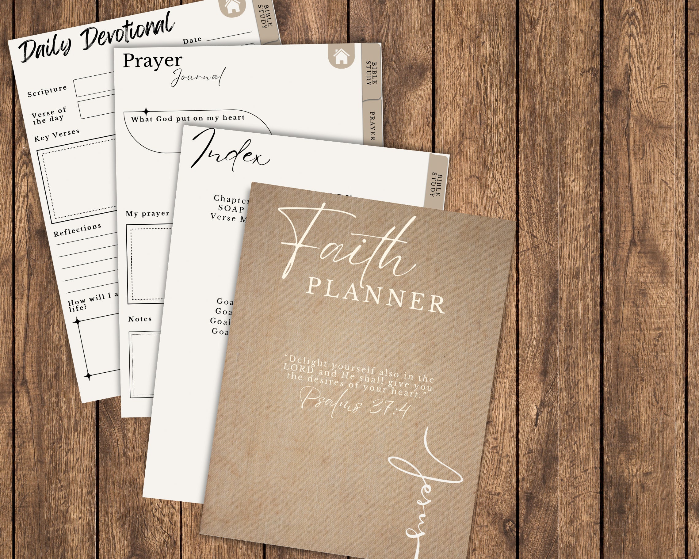 Prayer Journal Printable Bible Study Guide Faith Based Planner Prayer ...