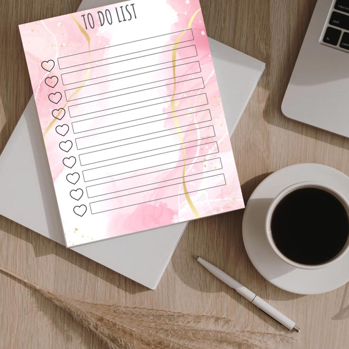 Printable Pink Glitter to Do List Organiser Planner Stationary Office ...