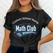 Customizable Math Club T Shirt for School Groups Custom School Name Add ...