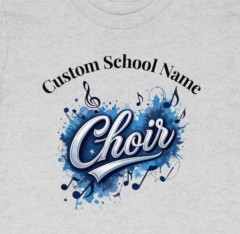 Custom Choir Shirt | Personalized Band Spirit Wear | Music Teacher Gift ...