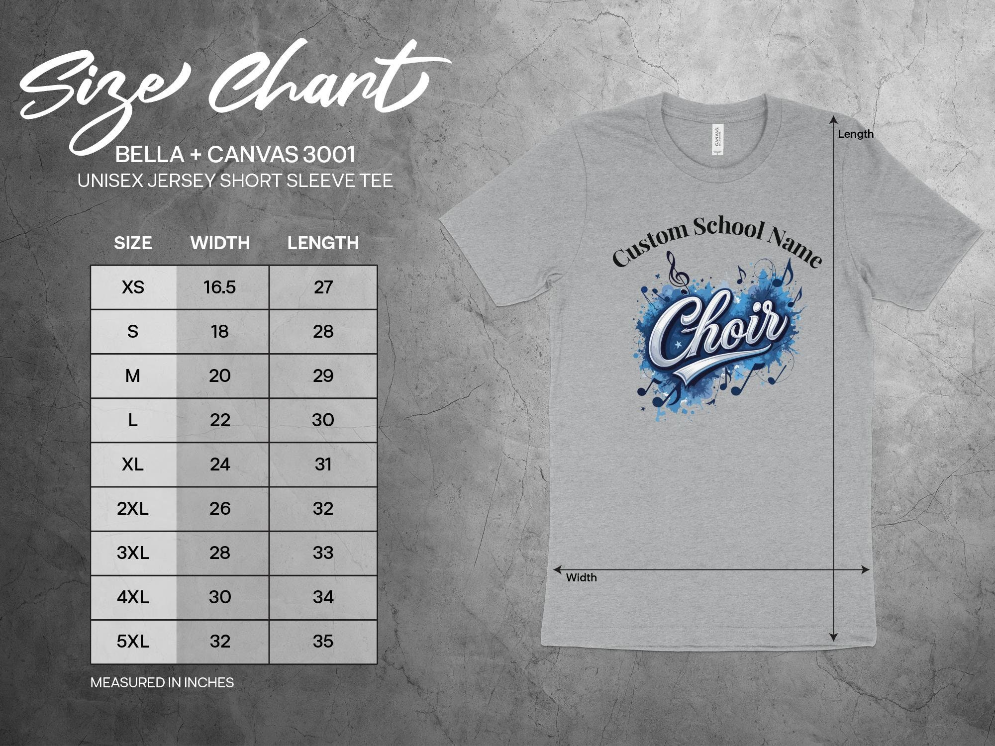 Custom Choir Shirt | Personalized Band Spirit Wear | Music Teacher Gift ...