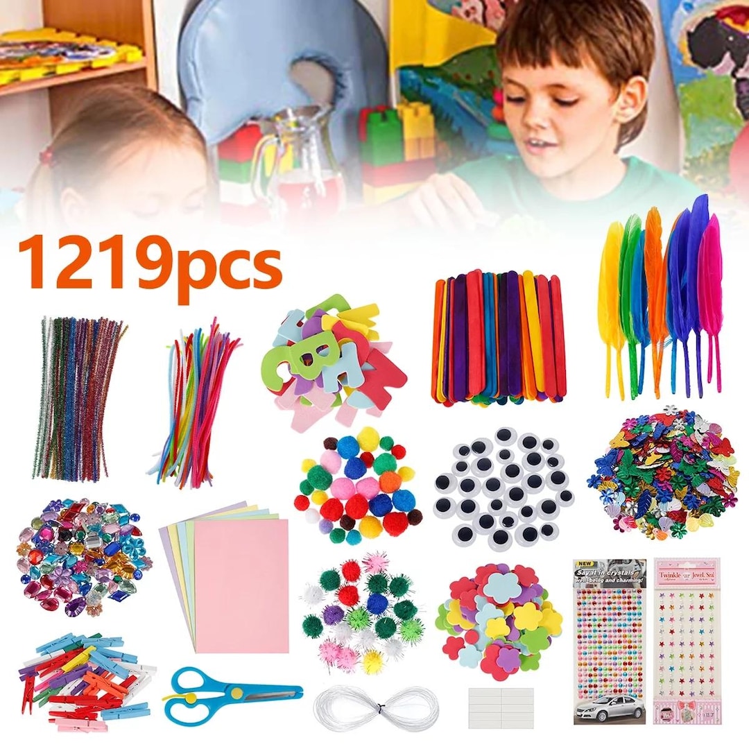 DIY Art Craft Sets, Creative Craft Supplies, Craft Set, Toddlers ...