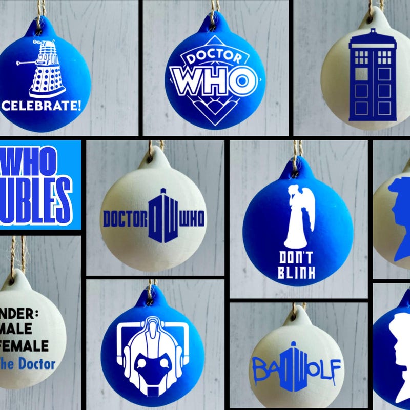 Doctor Who Ornament - Etsy